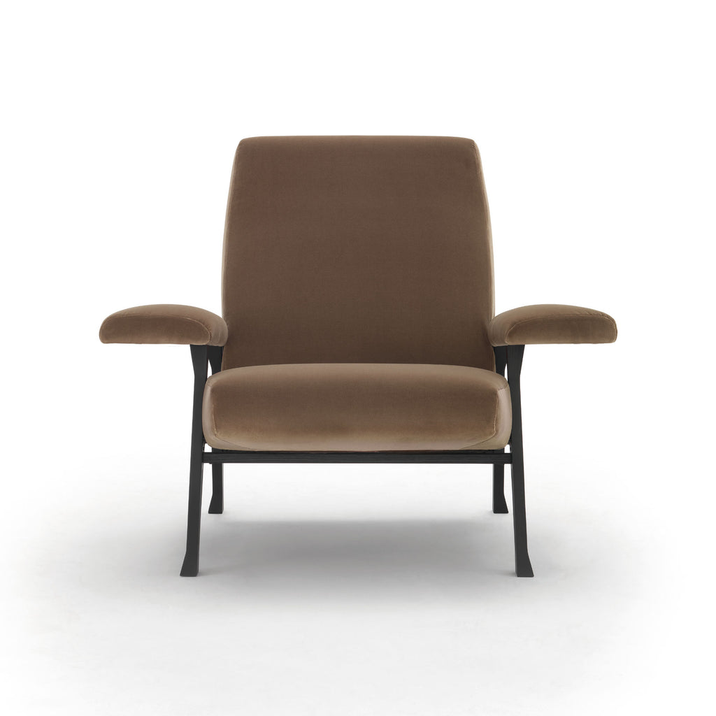 Arflex - Hall 3500 Armchair - Wenge/Velvet T4 (Mistral 05) – Designitch