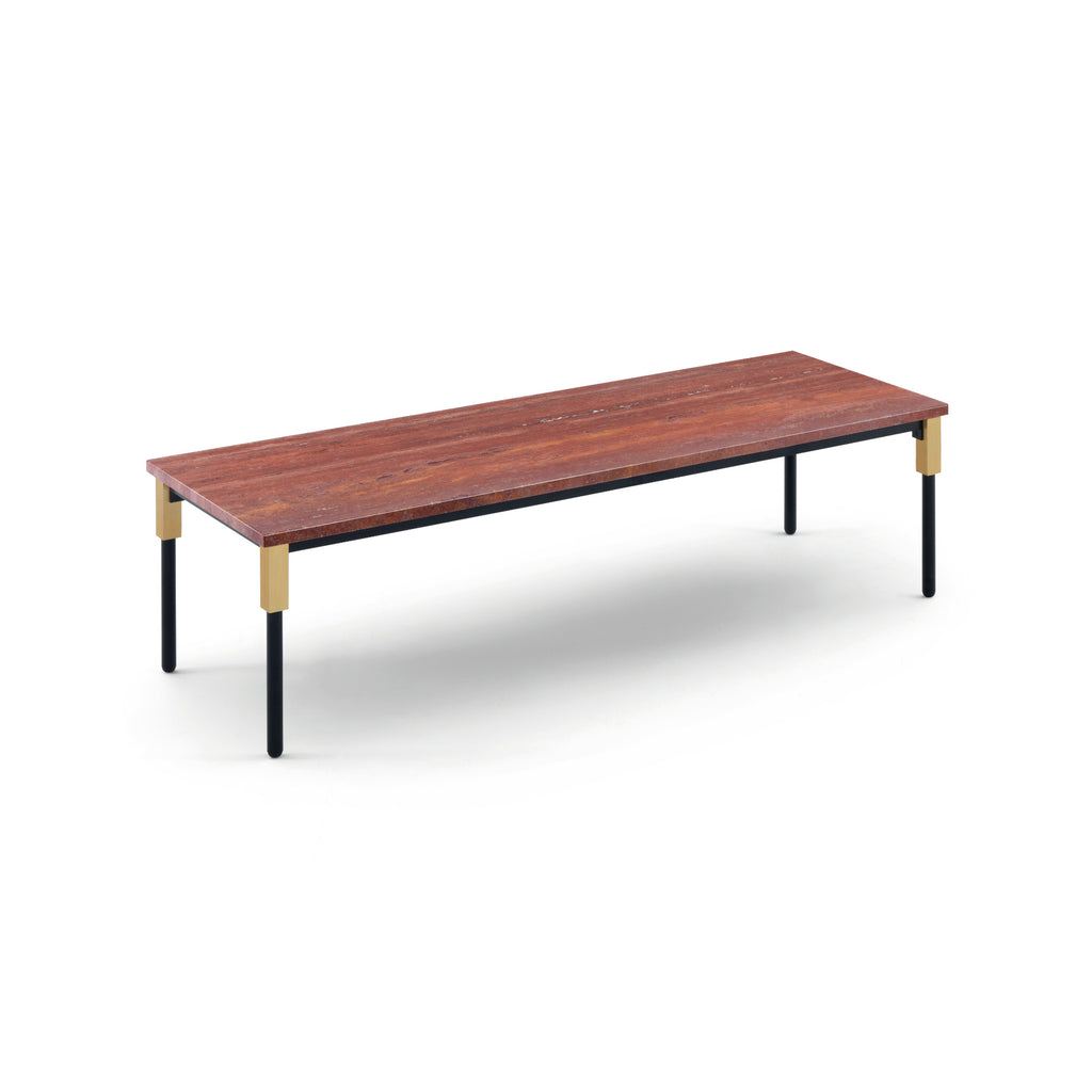 Arflex - Match 3351 Coffee Table - Travertino Rosso – Designitch