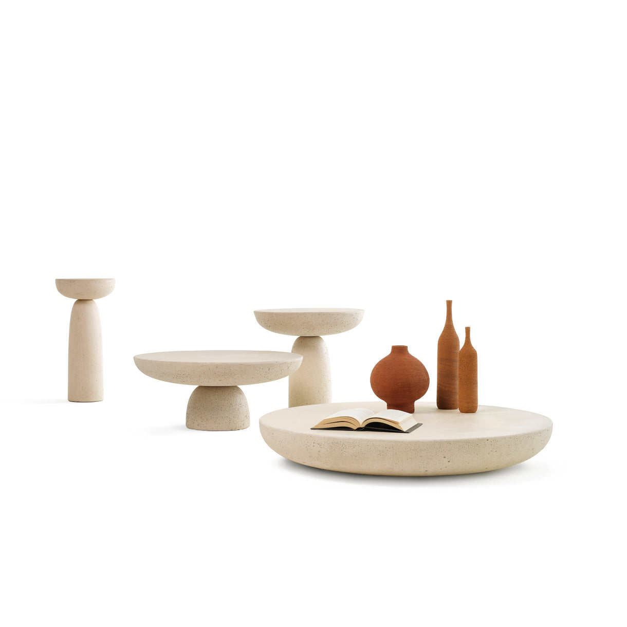 Mogg - Olo 30 Side Table - Ivory – Designitch