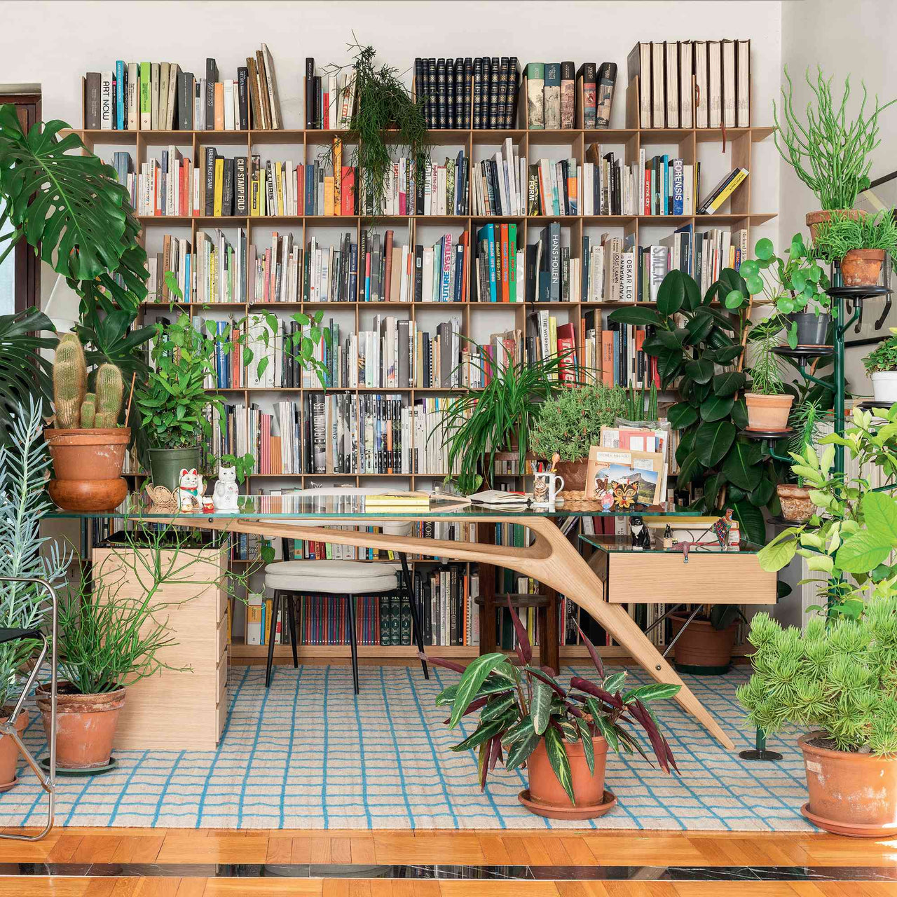 Zanotta - Cavour CM Desk - Walnut/Clear Glass – Designitch